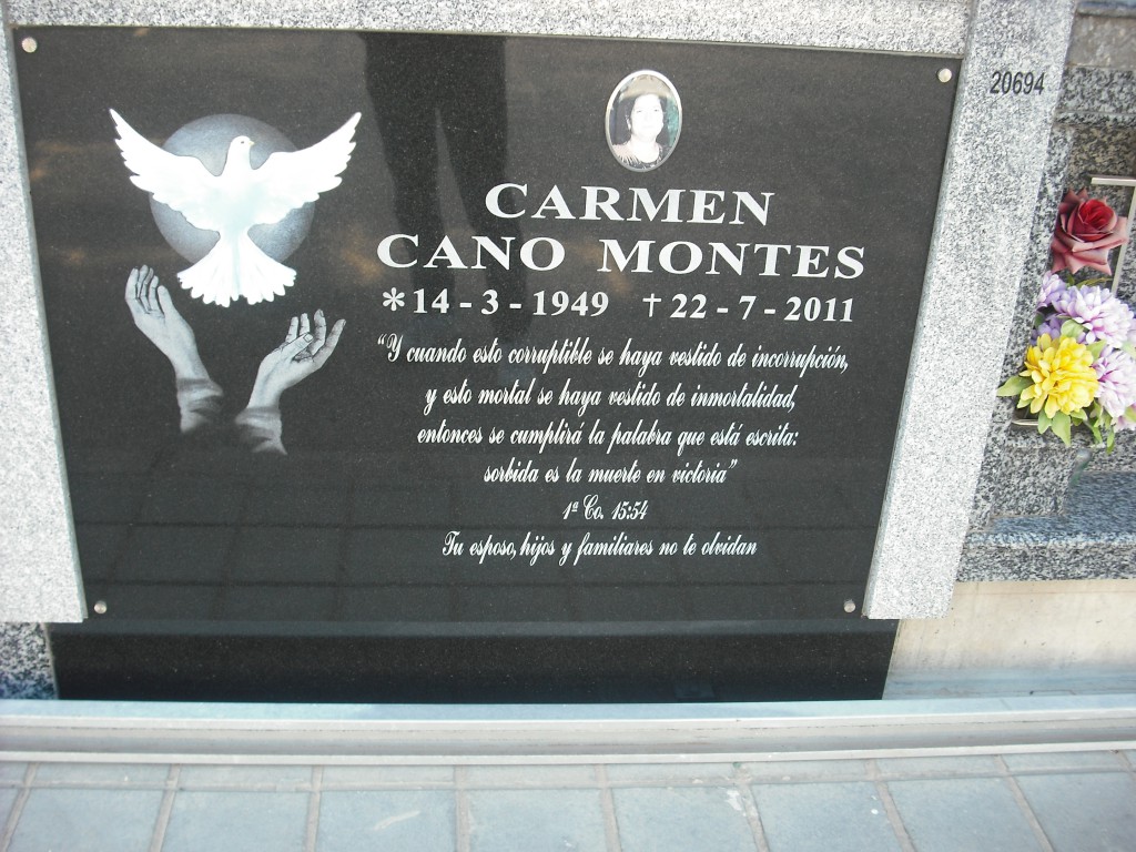 epitafio – Escrituras expuestas de Alicante