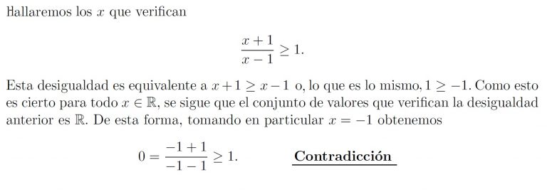 Falacias matemáticas: algunos razonamientos incorrectos pero ...