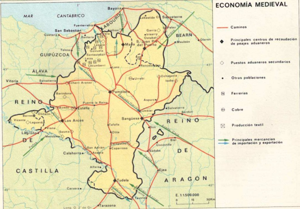 El Reino de Navarra – Mapas históricos y comentarios